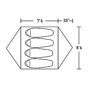 ALPS Mountaineering Taurus 4-Person Tent - Gray/Red
