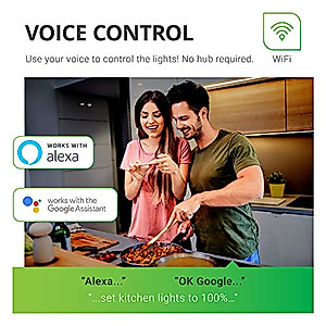 Sunco Lighting BR30 Alexa Smart Flood Light Bulbs, Color Changing LED Recessed WiFi Bulb, 8W, RGBCW, Dimmable, 650 LM, Compatible with Alexa & Google Assistant, E26 Base, No Hub Required 2 Pack