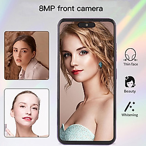 Tangxi 4G Unlock Cellphone, 6.6inch 2520 x 3088 HD Touchscreen, Android13 Smartphone, 8GB RAM 256GB ROM, 8MP 24MP Dual Cameras, 7000mAh, with WiFi, BT, FM and GPS, Gifts (North America