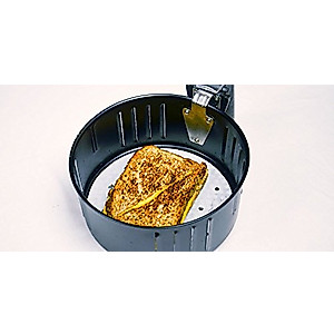 GoWISE USA 5.8-Quarts 8-in-1 Air Fryer XL with 1-Pack Parchment Paper (Plum)