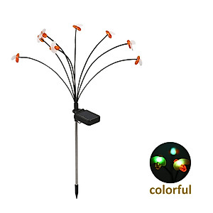YUUAND Solar Garden LightsSolar,Firefly Lights with 2 Lighting Mode,Waterproof Solar Decorative Lights, Solar Outdoor Lights for Yard Patio Walkway Decoration