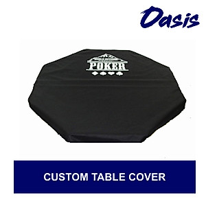 Portable TuscanyPro Professional High Roller Tour Lightweight Folding Poker Table Aluminum-High and Low Settings-Carry Bag-Take it Anywhere-Best Poker Table-Award Winner 2019