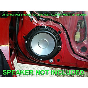 Exact Fit Front Door Speaker Adapter Spacer Rings Fits 1991-1995 MR2 - SAK069_55-1 Pair