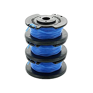Ryobi One+ AC14RL3A .065 Line and Spool Replacement for Ryobi 18v, 24v, and 40v Cordless Trimmers (3 Pack)