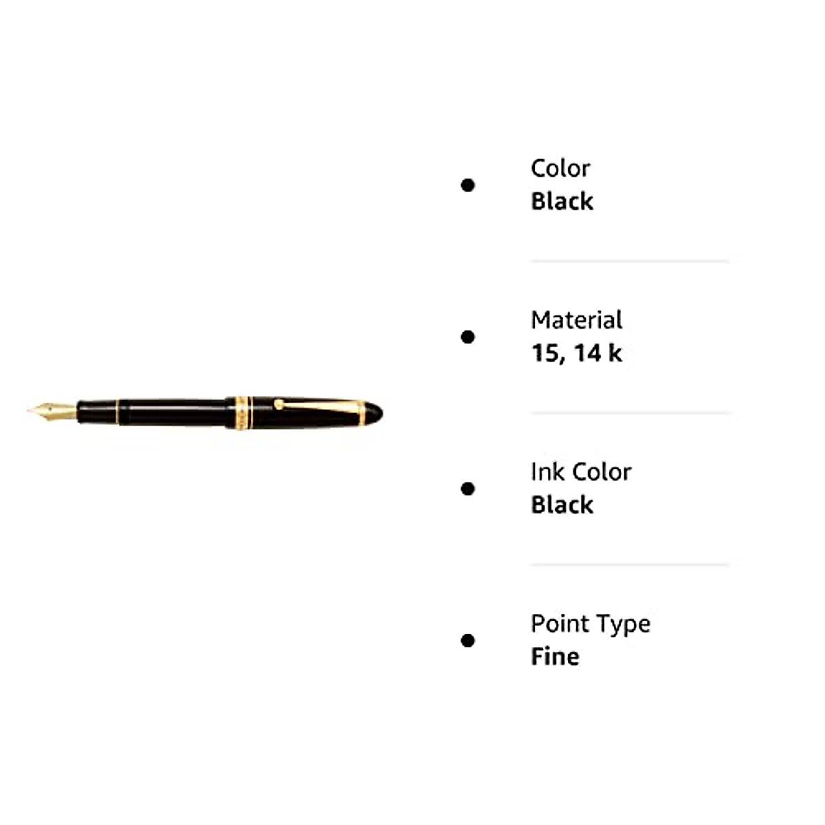 PILOT"CUSTOM 743 / Black" (nib : Falcon)
