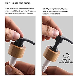 VICUKIE Dish Soap Dispenser, Contains Glass Hand Soap Dispenser and Dish Soap Dispenser, Kitchen Soap Dispenser Set, Matte Black and White, Farmhouse Kitchen Decor，Newly Updated (Black and White)