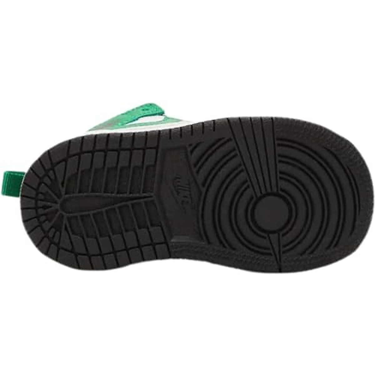 Jordan 1 Mid Toddler's Lucky Green/Black-White (DQ8425 301) - Size 8c