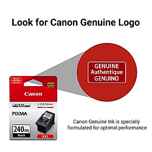 Canon PG-240 XXL Black Ink Cartridge Compatible to printer MG2120, MG3120, MG4120, MX432, MX522, MX452, MX392, MG2220, MG3220, MG4220, MG3520, MG3620, MX472, MX532, TS5120
