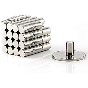 wotoy 35 Pieces 4x8mm DIY Personalized Multi-Use Refrigerators Magnets for Fridge Door Whiteboard Map Bulletin Boards