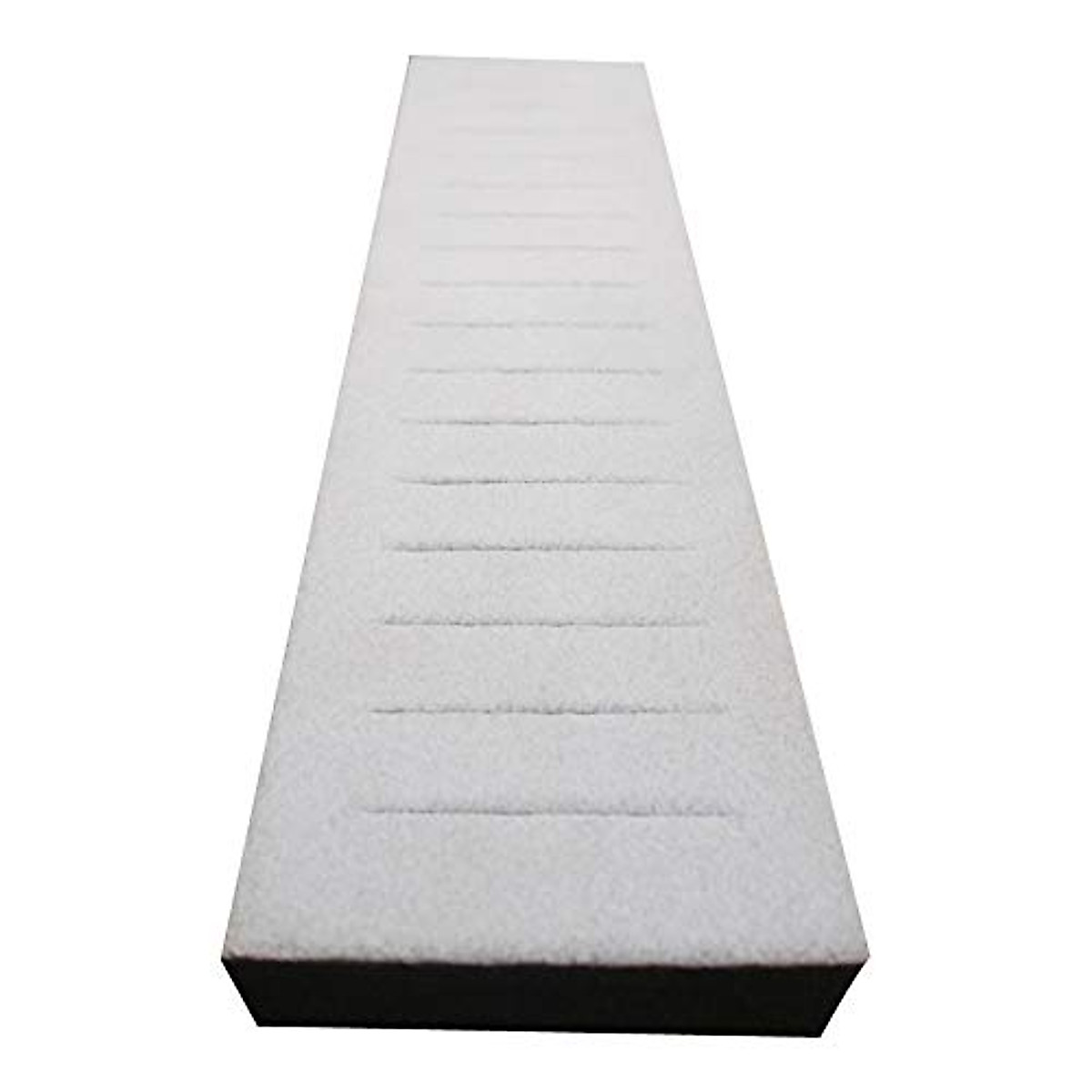 N'icePackaging 1 Qty - USA Deluxe Royal Grey 16 Slot Bangle Foam Insert Display - for Trays/Jewelry Cases - 6 Colors - Standard Size 14 1/4" x 3 3/4" x 1 1/8"