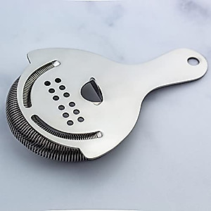 The Art of Craft Hawthorne Strainer: Stainless Steel Cocktail Strainer for Home Bar and Professional Bartenders