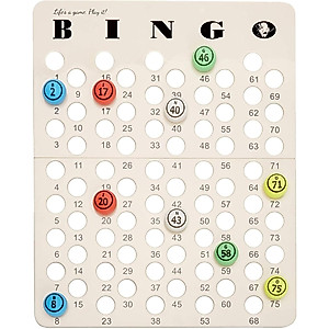 MR CHIPS Professional Bingo Game Master Board for Ping Pong Balls