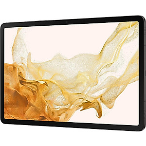 SAMSUNG Galaxy Tab S8+ Plus w/Low Latency S-Pen 256GB 12.4’’ 120Hz AMOLED, Snapdragon 8 (4nm), Android 12 Wi-Fi Tablet SM-X800 US Model (w/Fast 25W Charging Cube, Graphite)