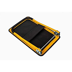 MaxWorks 80876- Foldable Platform Truck Push Dolly 330 lb. Weight Capacity Black and Yellow 28.75" x 18.75" x 33"