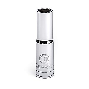 GEARWRENCH 3/8" Drive 6 Pt. Deep Socket, 10mm - 80392