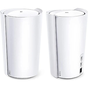 TP-Link Deco AX7800 Tri-Band Mesh WiFi 6 System (Deco X95) Whole Home Coverage up to 6100 Sq.Ft With AI-Driven Smart Antennas Multi-Gig Ethernet Replaces Wireless Router and Extender(2-Pack)(Renewed)