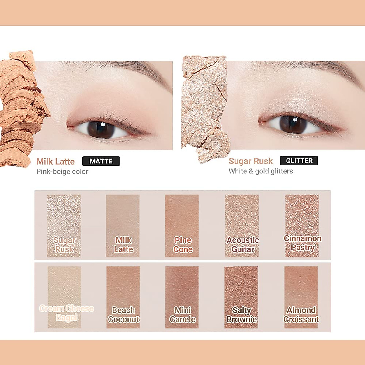 ETUDE Play Color Eyes #Bakehouse (21AD) | | Vivid 10 Color Eye Shadow Palette with Soft Texture and Daily Deep Coffee Colors | Eyes Makeup | Kbeauty