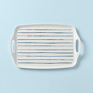 Lenox Blue Bay Melamine Handled Platter, 1.50 LB, 0