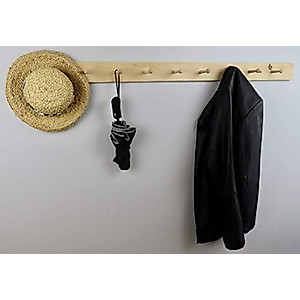 54" Unfinished Shaker Peg Rack