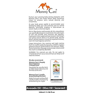 Stretch Mark Remover For Pregnancy, Anti Striae - Anti Stretch Marks, All Natural Organic Maternity Stretch Mark Prevention Lotion With Laminaria seaweed, Shea Butter Avocado and Olive Oil 3.38 fl oz