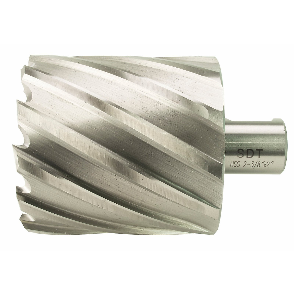 Steel Dragon Tools 2-3/8" x 2" High Speed Steel Annular Cutter with 3/4" Weldon Shank