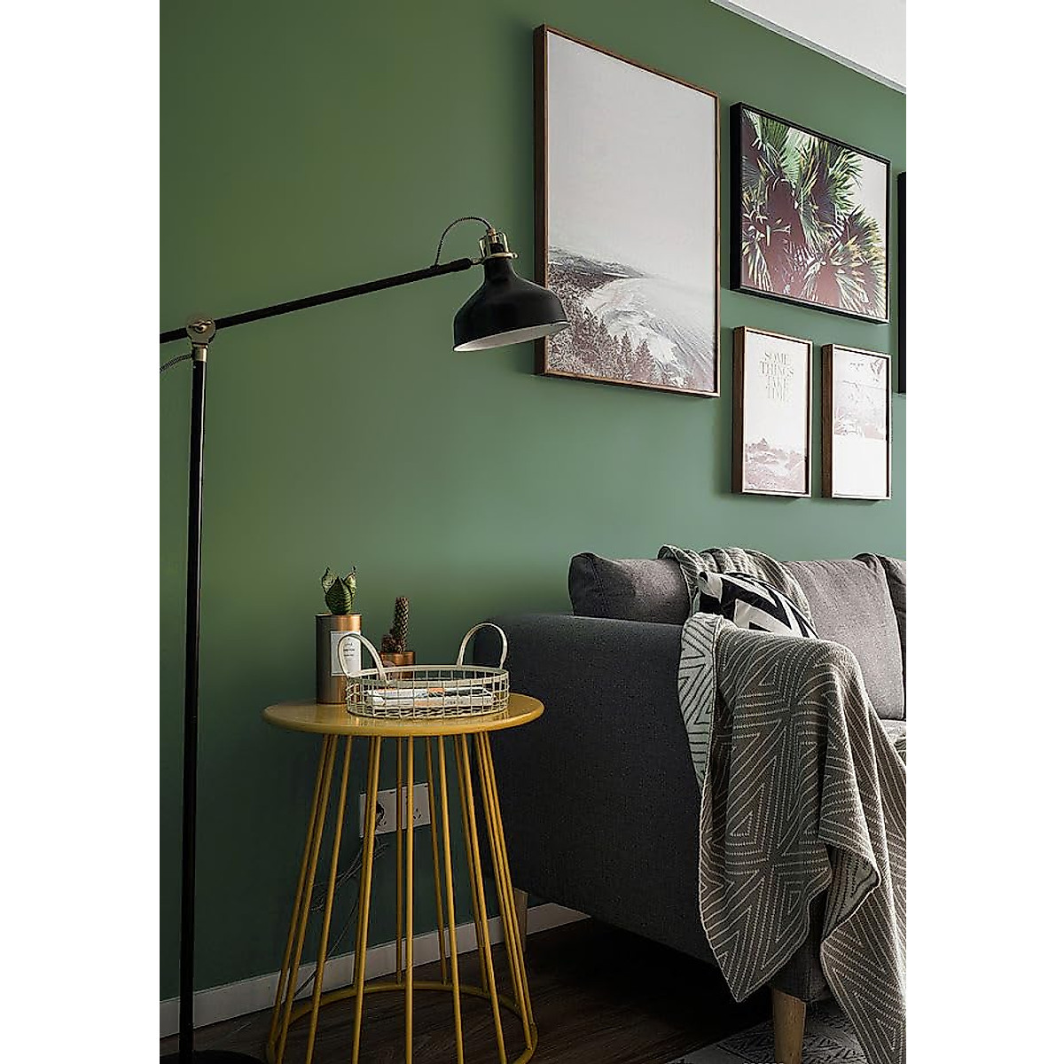 Safiyya Peel and Stick Wallpaper Dark Green Contact Paper Removable Wallpaper Linen Texture Contact Paper Dark Green Wallpaper Decorative Self Adhesive Wallpaper Vinyl Rolls 118"x15.7"