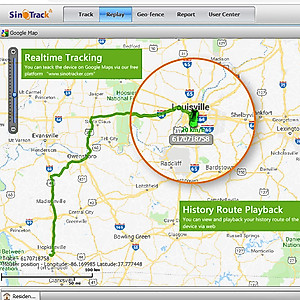 SinoTrack 4G GPS Tracker for Vehicles, ST-901L LTE Mini GPS Tracker Waterproof Locator Real-Time Location Device for Car Motorcycle Truck Taxi with No Monthly Fee Tracking System