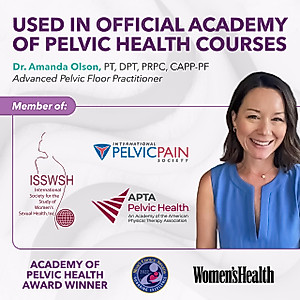 IntimateRose Pelvic Wand with Vibration for Pelvic Muscle Pain Relief - Pelvic Physical Therapy Use for Trigger Point & Tender Point Release for Men & Women