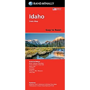 Rand McNally Easy to Read Folded Map: Idaho State Map