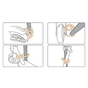 Segway Ninebot 5-Digit Combination Cable Lock for Bikes and Scooters, Black, Large