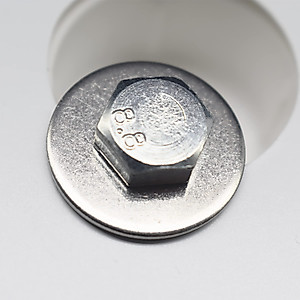 Floyutin 304 Stainless Fender Flat Washer Large Assortment Set for Screw Hardware Lock 75pcs (M4 M5 M6 M8 M10),No Case