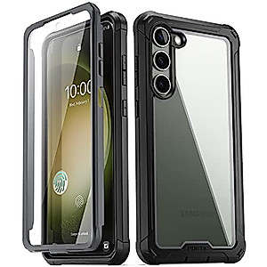 Poetic Guardian Samsung Galaxy S23+ Plus 5G Case, 6.7" (2023) - Mil-Grade, Screen Protector Compatible, Rugged Shockproof, Black/Clear