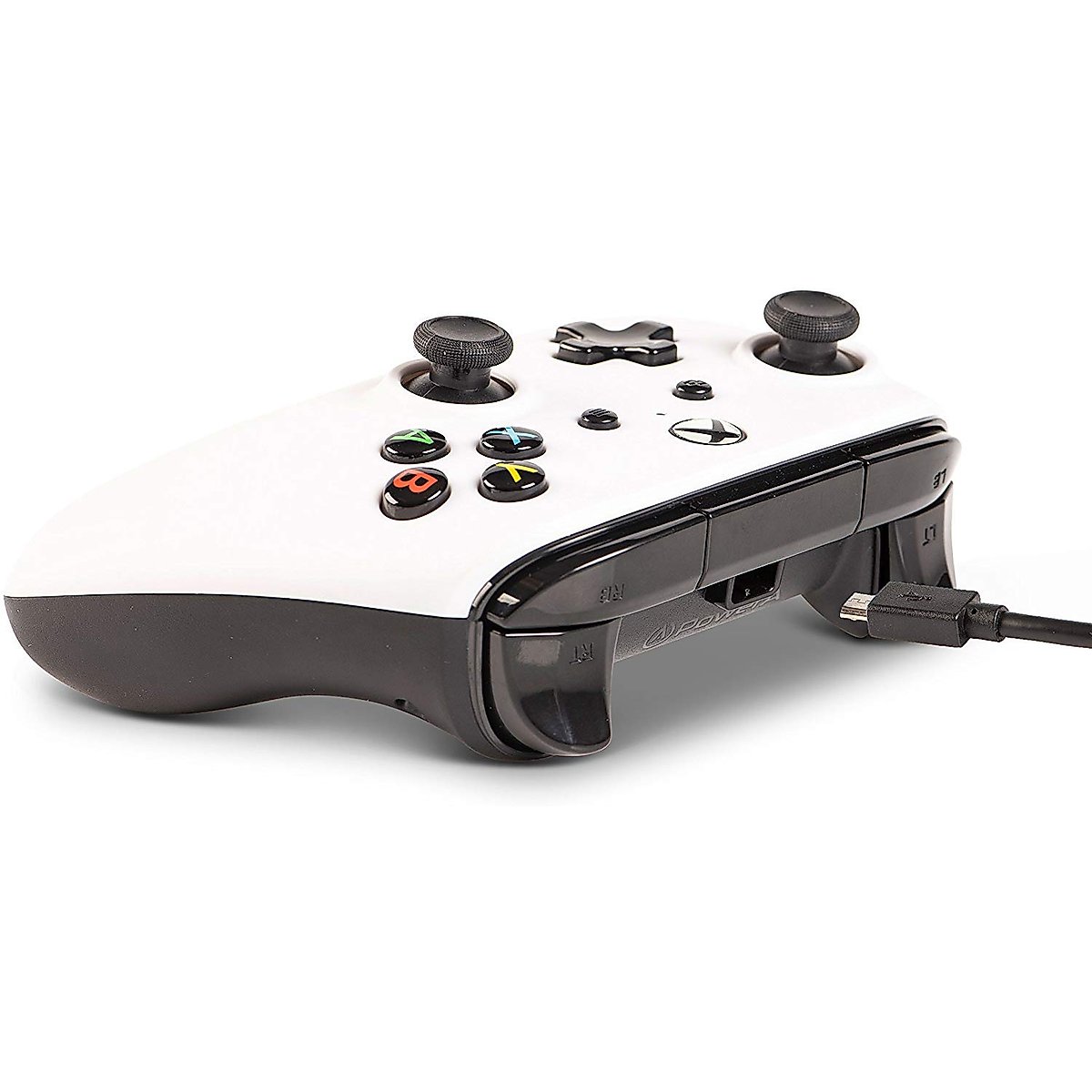 PowerA Enhanced Wired Controller for Xbox One - White, Gamepad, Wired Video Game Controller, Gaming Controller, Xbox One, Works with Xbox Series X|S