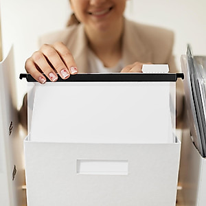 15 Pieces Clear Hanging File Folders Letter Size with Tabs and Inserts Poly Hanging Document Folder 8.5x11inch Filing Cabinet Folders Hanging Hanging Paper Folder for File Cabinet Medical Charts