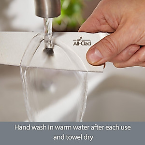 All-Clad Forged German Stainless Steel Steak Knife Set 4 Piece, Fully Forged, Expert Precision, Home Kitchen Knife Set, Knife Block Set, Kitchen Knives, Cookware Utensil, Cook Tool, Ultra Sharp