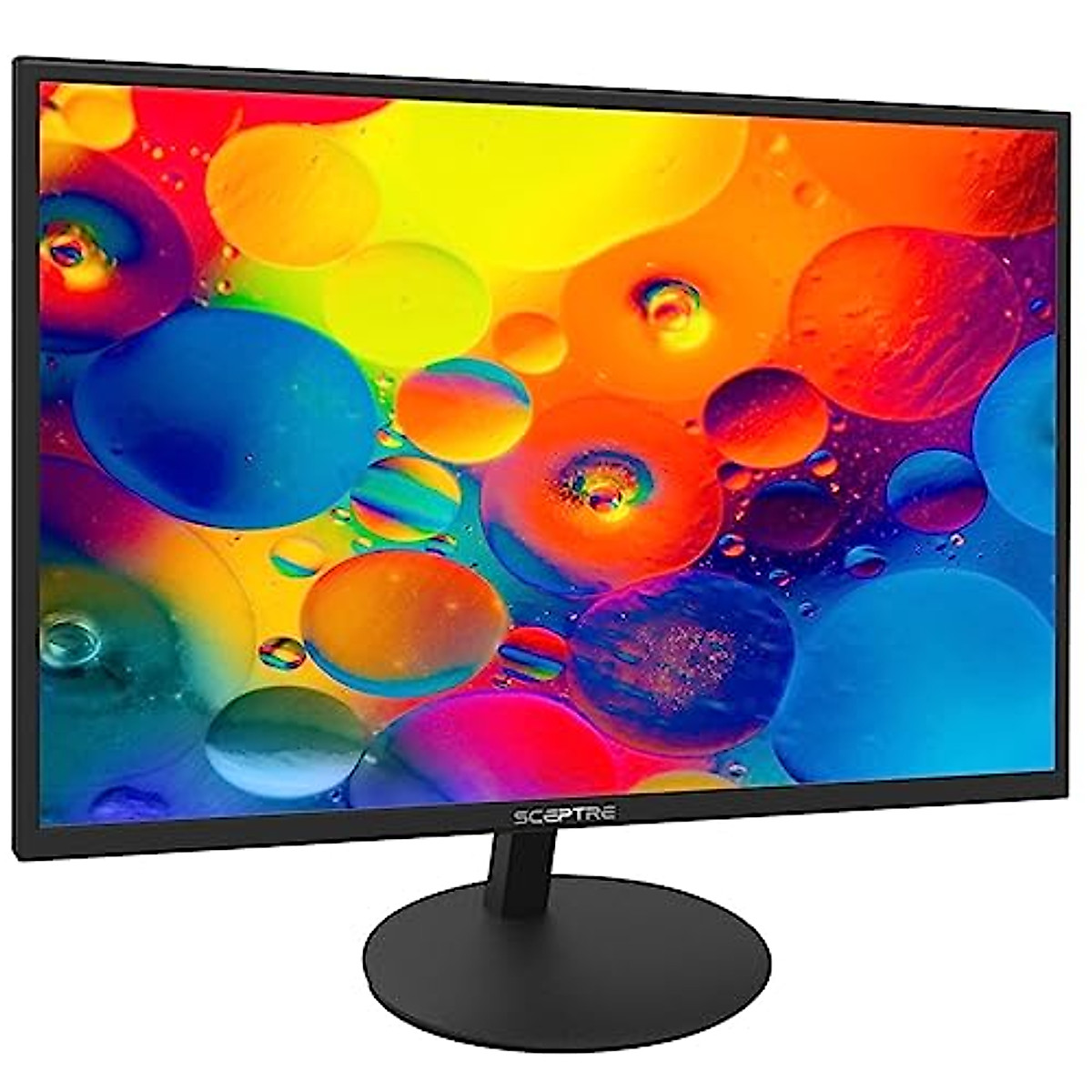 Sceptre E275W-19203R 27 inch1080P LED Monitor 99% sRGB 2X HDMI VGA Build-In Speakers, Machine Black (E275W-19203R series)