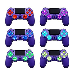 Luminated Thumbsticks, Installation Removal Tools Joysticks ​Repair Kit Action Buttons Enjoy Personalization for Controller