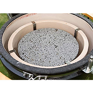 VISION Grills Ceramic Kamado (Large, Black Bundle)