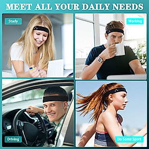 U/B Sleep Headset Headphone Headband Wireless for Side Sleepers Eye Mask Sports Adjustable Hand-Free Voice Control with HD Stereo Speaker for Workout Jogging Yoga Insomnia Air Travel Meditation