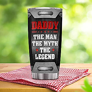 OLDCHI 20oz Tumbler Gifts for Dad, Unique Gifts for Men, Husband, Woman, Coffee Gifts for Dad, Gift From Kids Son Daughter Wife for Fathers Day, Birthday, Anniversary, Best Dad Ever