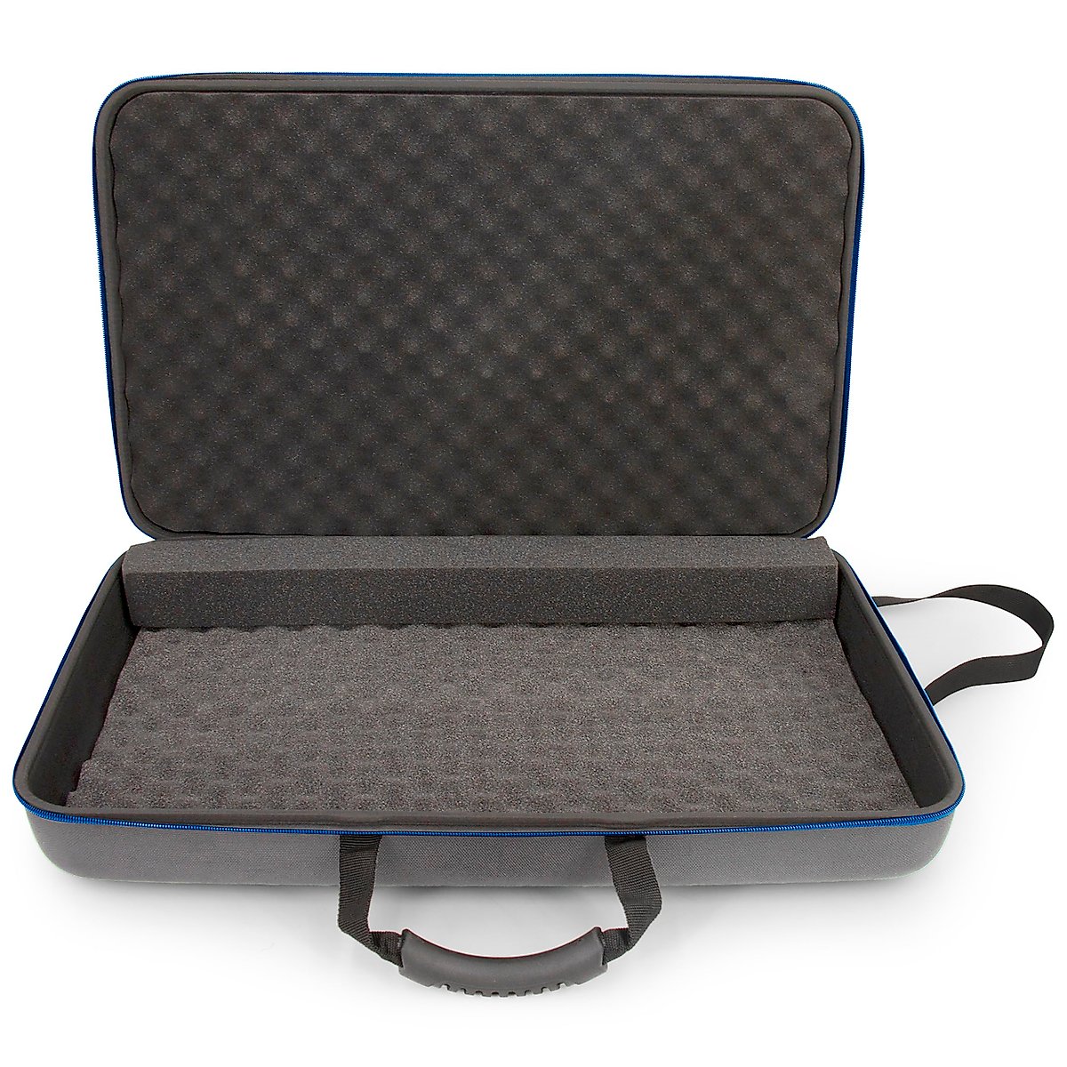CASEMATIX Travel Case Compatible with Numark Mixstream Pro Plus, Mixstream Pro Go Standalone DJ Controller, Numark NV2 Serato Mixers and More - Includes Carrying Case Only with Shoulder Strap