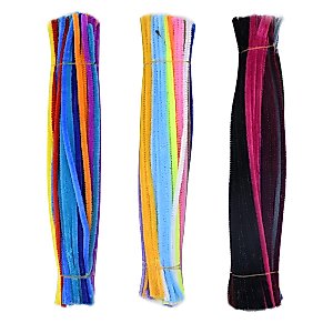 Pipe Cleaners 300 PCS Craft Chenille Stems for DIY Art Creative Crafts Decorations（30 Color）