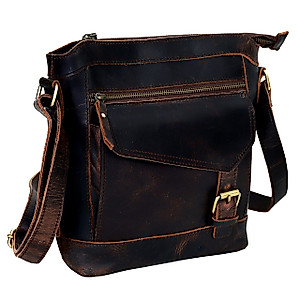 cuero Crossbody Purse for Women- Small Crossover Long Over the Shoulder Sling Womens Purses and Handbags For Men