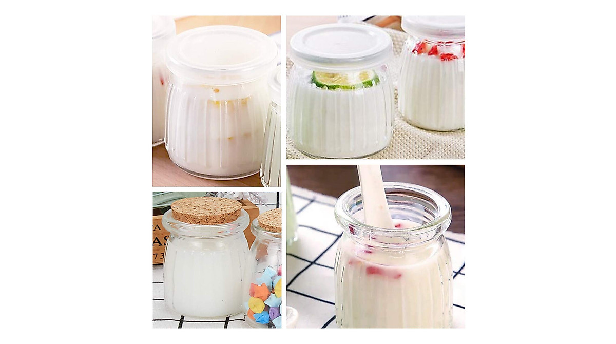 KAMOTA 40-Pack Glass Jars - Perfect for DIY Storage
