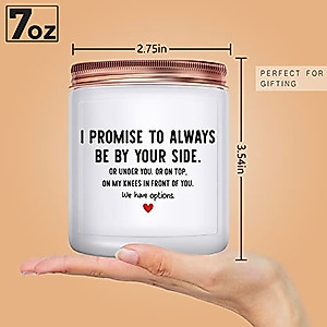 Gifts for Boyfriend Husband- Funny Anniversary Valentine’s Day Gifts for Him, Naughty Birthday Gifts for Fiance Girlfriend Wife Fiancee, Lavender Candle