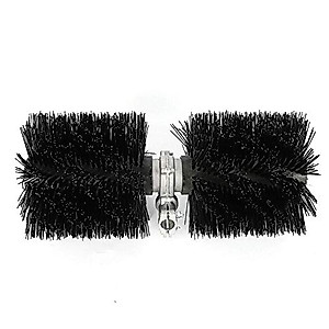 VPABES Handheld Power Sweeper, 2.3HP 52cc Motor Nylon Brush Broom Cleaning Machine for Driveway Lawn Garden