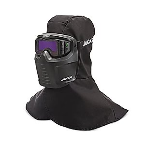 Jackson Safety Rebel ADF Welding Mask, True Color Technology, Wrap Around Protection, ADF System, Flame Resistant, 46200