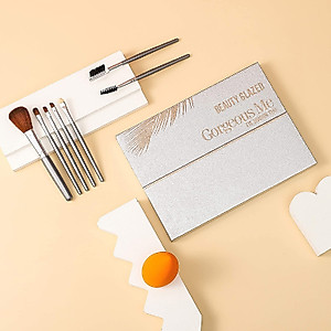 Gorgeous Me Make Up Palette Eye Shadow 63 Colors Eyeshadow Pallet Pigmented Matte Shimmers Metallic Blendable Waterproof with Makeup Brush and Powder Blender