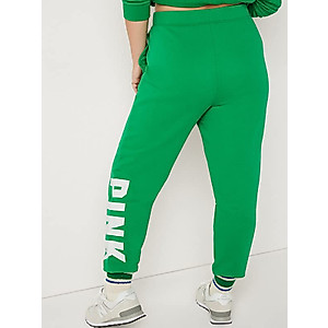 Victoria's Secret Pink Everyday Lounge Relaxed Jogger, Women's Joggers, Happy Camper, XL