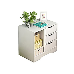 HIGOH Bedside Table Single Drawer Bedroom Bedside Table Bedside Table Modern Living Room Bedroom Locker Home Furniture